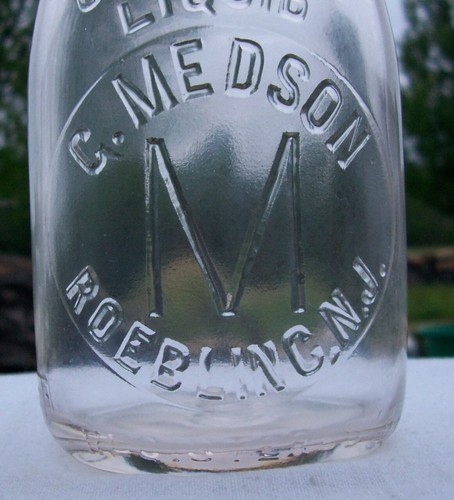 G. MEDSON ROEBLING, N.J. MILK BOTTLE PINT | eBay