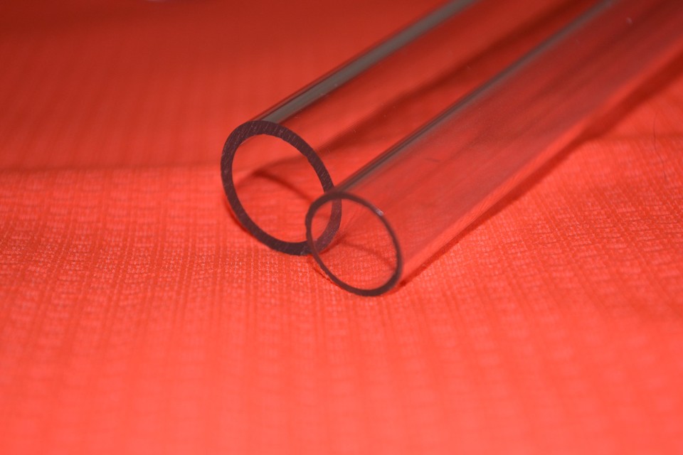 CLEAR ACRYLIC PERSPEX PIPE TUBE HOLLOW 6mm 8mm 10mm 12mm 16mm 20mm 25mm ...