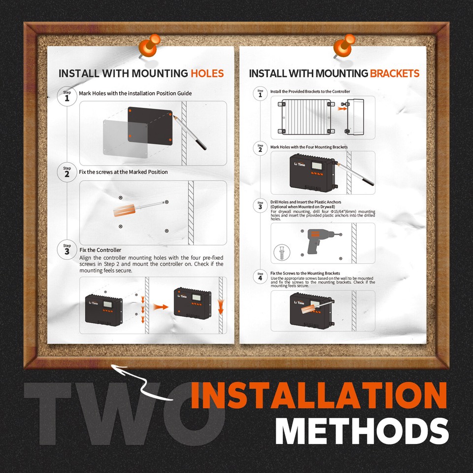 Litime 30 Amp 12V/24V DC Input Bluetooth MPPT Solar Charge Controller ...