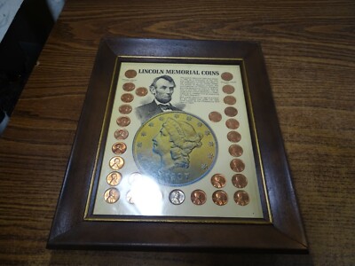 FRAMED LINCOLN MEMORIAL COIN COLLECTION | eBay