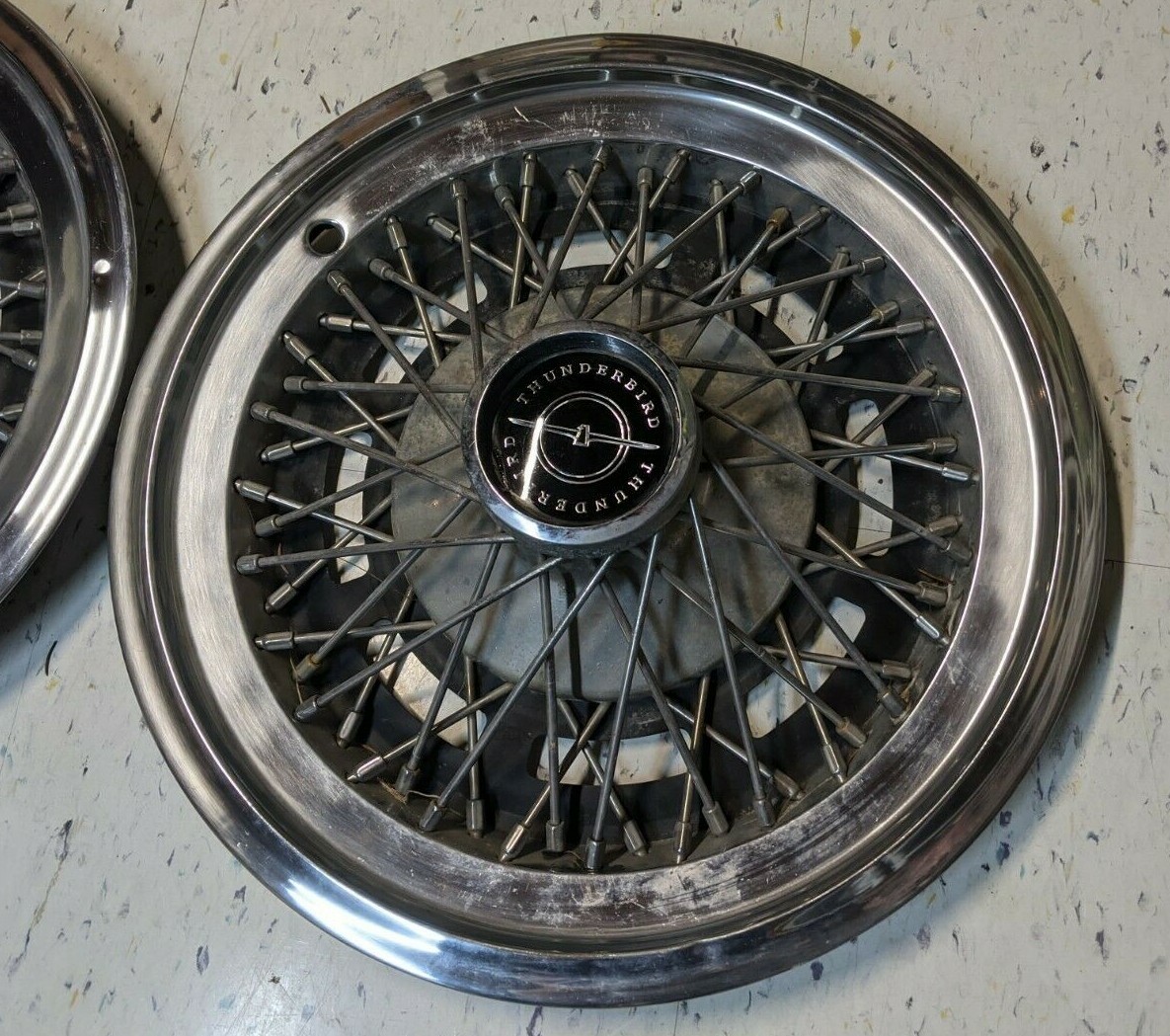 1977 1978 1979 Ford Thunderbird Wire Spoked Hubcap D7SZ1130F NOS OEM ...