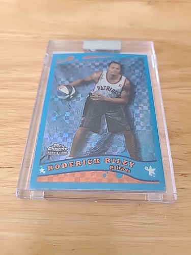 2005-06 Topps Chrome Blue Xfractor Roderick Riley #267 Rookie /90 ...