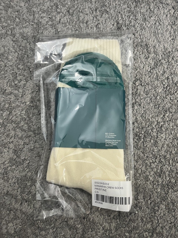 ALD Aime Leon Dore x New Balance Sonny League Crew Socks Pristine White ...