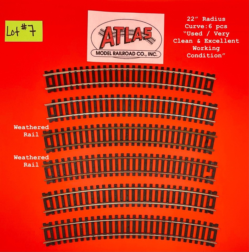 ATLAS HO Code 100 Snap-Track Nickel Silver *Track Lots - You Choose* | eBay