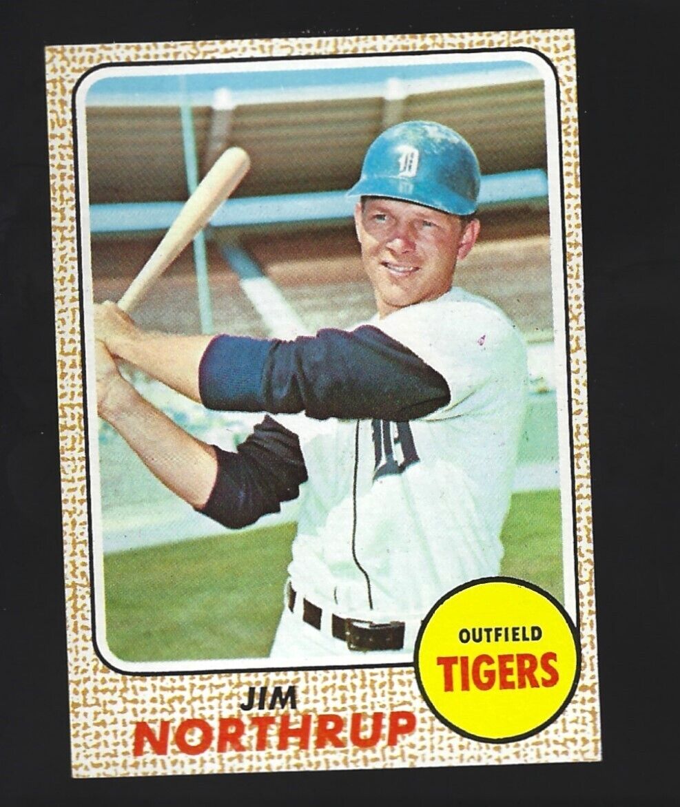 1968 TOPPS JIM NORTHRUP # 78 NEAR MINT / MINT | eBay