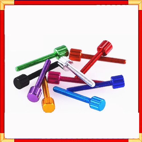 1Pcs M2x12 colored aluminum alloy hand screw DIY modified and extended ...