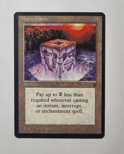 Mana Matrix Legends Rare Magic the Gathering Card | eBay