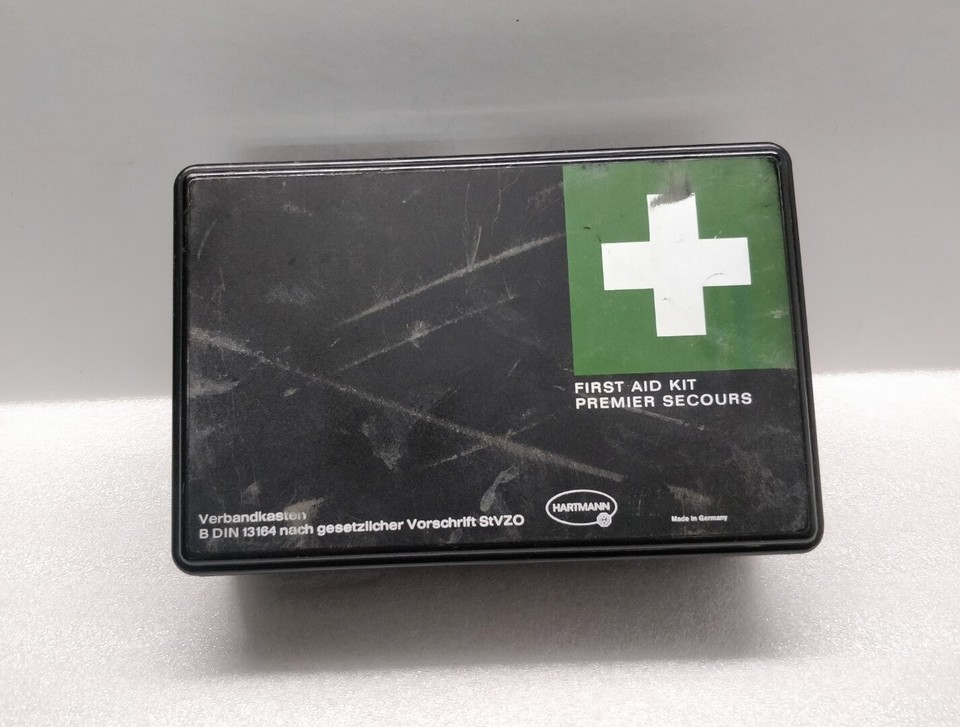 1980 MERCEDES R107 SL W123 W108 109 111 FIRST AID KIT HARTMANN B DIN ...