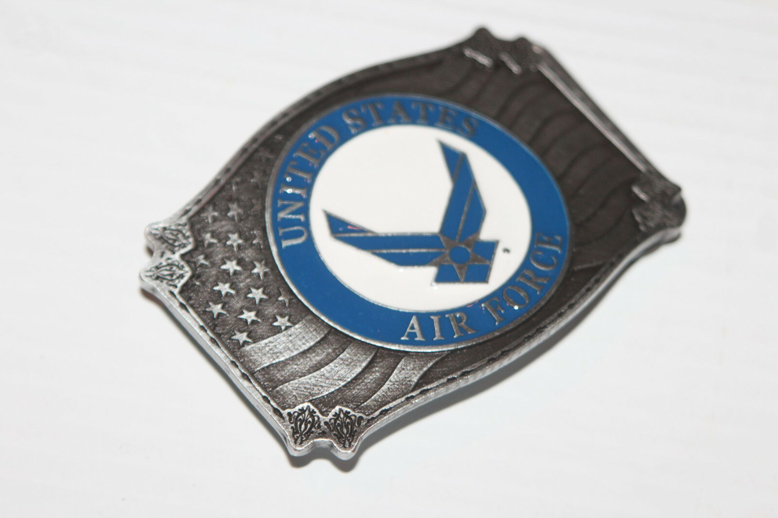 Vintage Eagle Emblems 1999 USAF US Air Force Belt Buc… - Gem