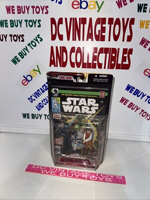 Star Wars COMIC PACKS #1 Book with Darth Vader & Rebel Officer action ...