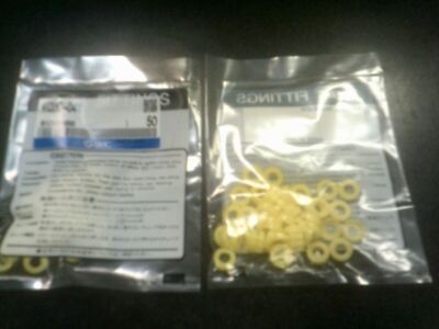 50 PCS. SMC KQ2C-04Y YELLOW TUBING TUBE COLOR CAP END ONE TOUCH FITTING ...