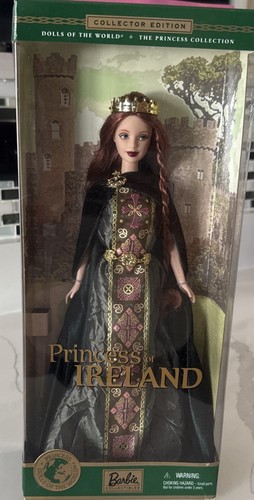 2001 Barbie Princess of Ireland ~ Dolls of the World ~ Irish ~ Mattel ...