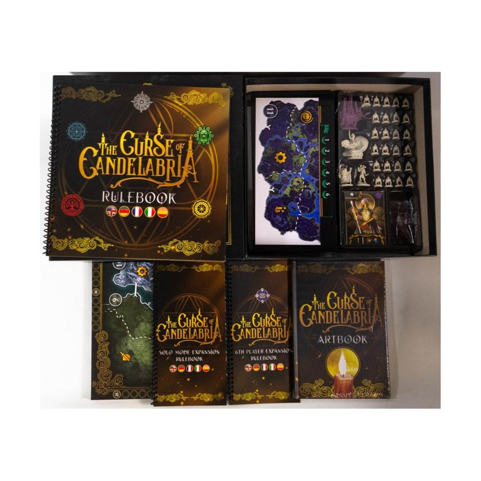 Strategy Games Curse of Candelabria (All-in Kickstarter Pledge) VG+/NM ...