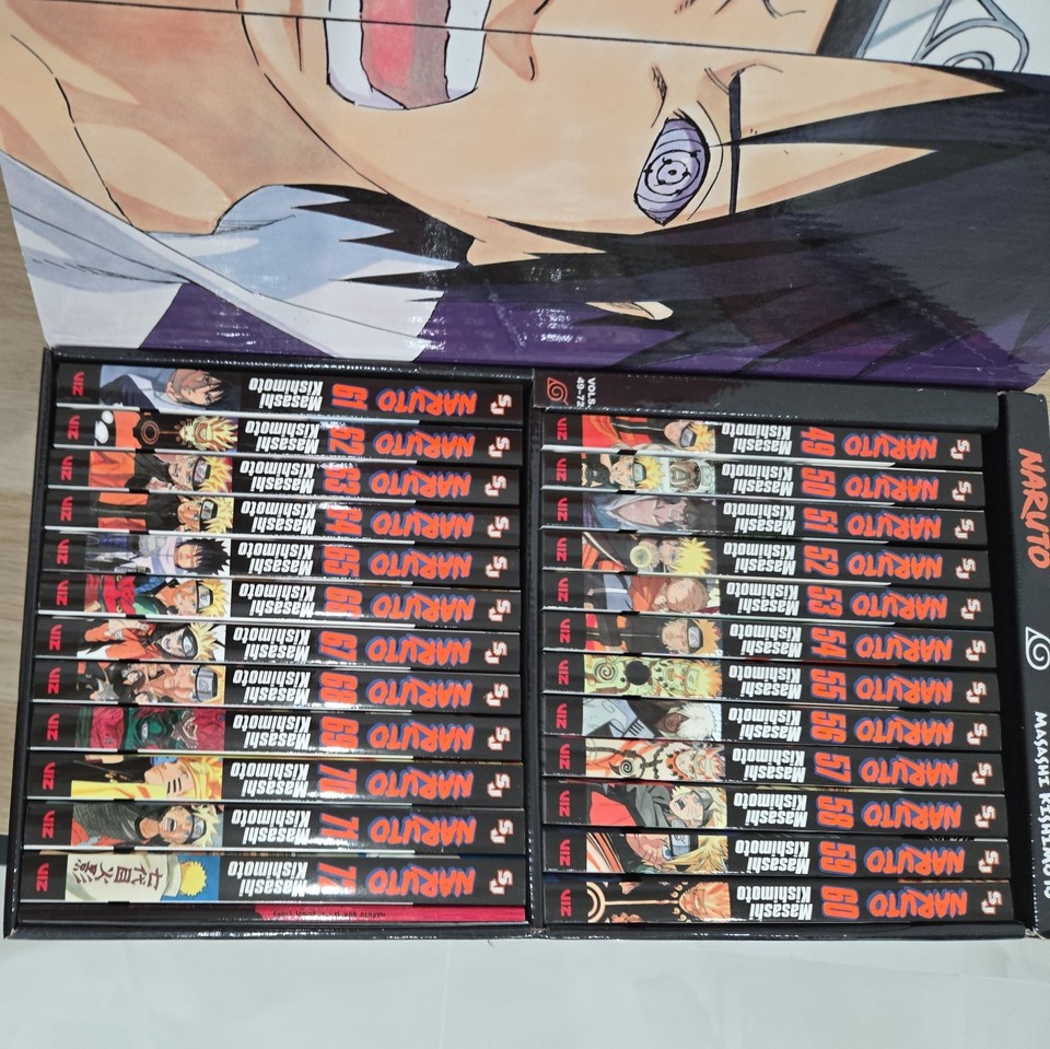 Naruto Manga Box Sets 1-3 Complete New Not Sealed Mint Condition ...
