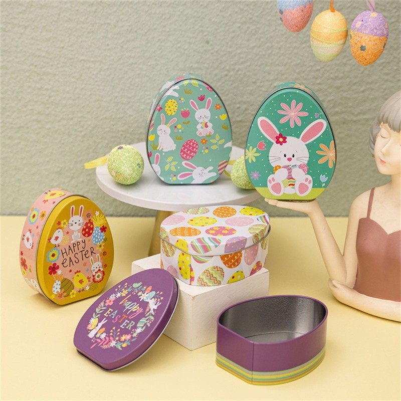 8x Easter Eggs Candy Boxes Treat Container Snacks Boxes Cookie for ...