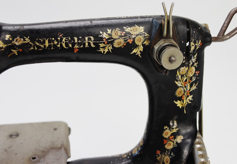 Rare Antique Singer Sewing Machine Model 24-13 Chain Stitch Circa 1907 ...