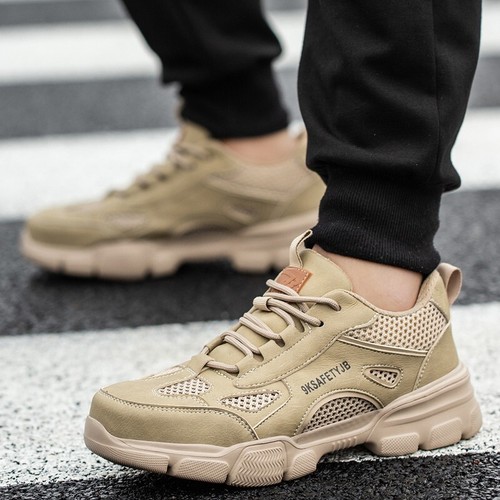 Mesh Work Sneakers Steel Toe Shoes Safety Shoes Puncture-Proof ...