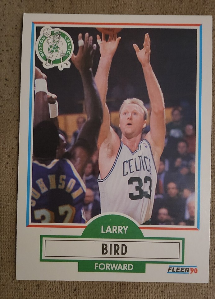 Fleer 1990 Larry Bird *Error Card X2!! Both Near Mint And Ready For ...