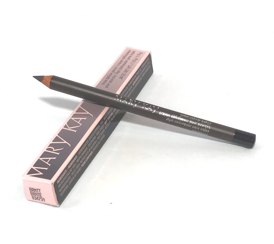 MARY KAY BROW DEFINER PENCIL~BRUNETTE~DISCONTINUED~034731~FULL SIZE~NIB ...