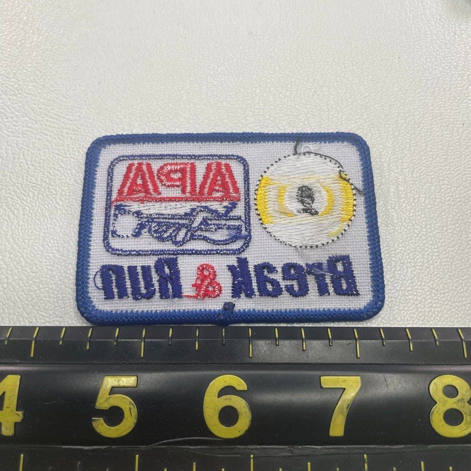 2 BALL BREAK AND RUN APA POOL LEAGUES Patch American Pool Assoc. T044 ...