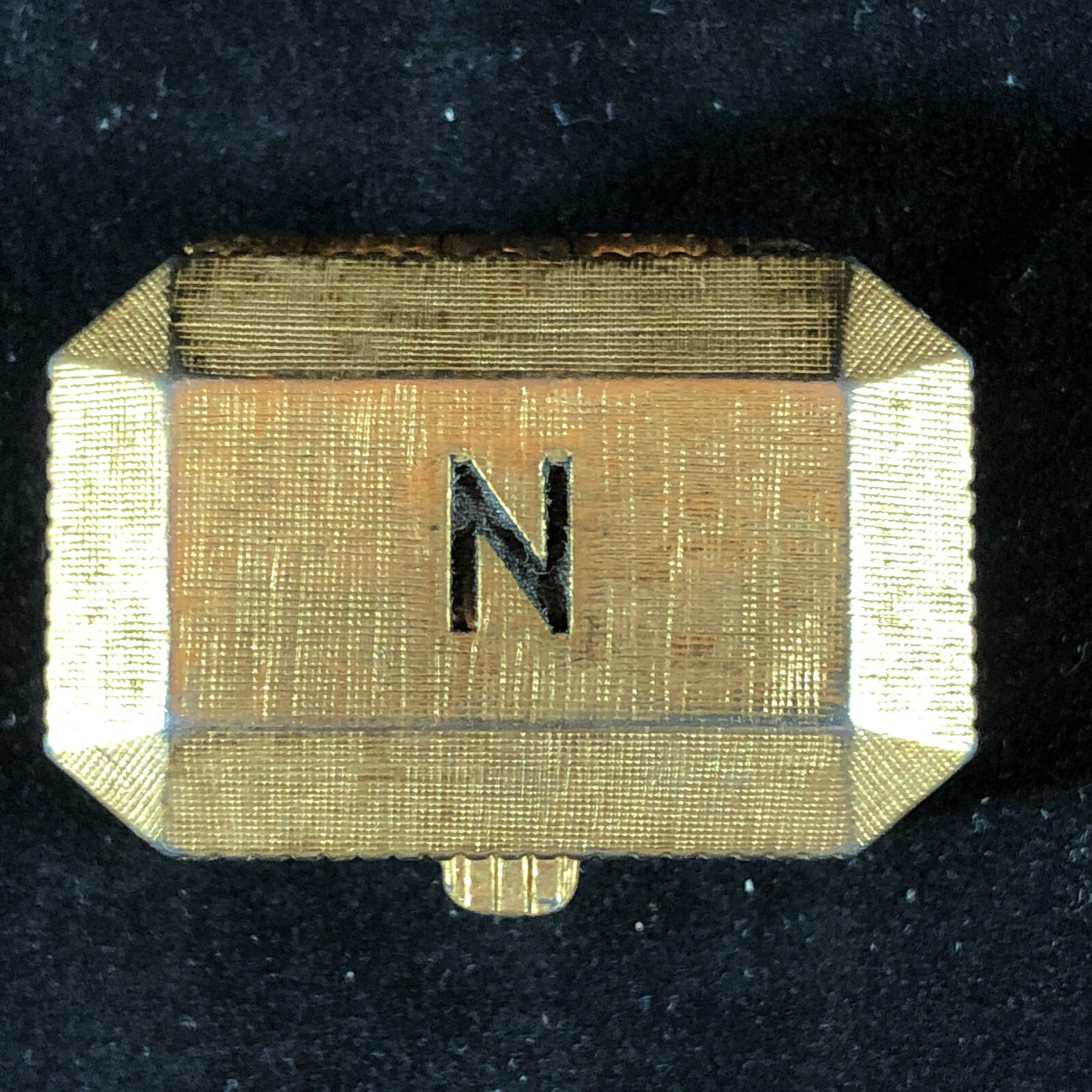 Vintage Norell Concentrated Perfume Metal Gold Tone Pill Box Pillbox ...