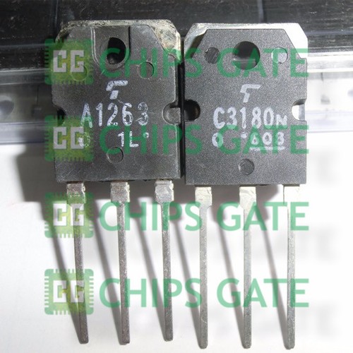 8 PAIRS Transistor TOSHIBA TO-3P 2SA1263/2SC3180 A1263/C3180 | eBay