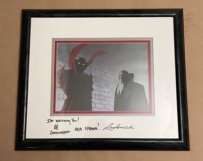 Spawn HBO Animation Cel Signed & Framed By Todd McFarlane & Eric ...