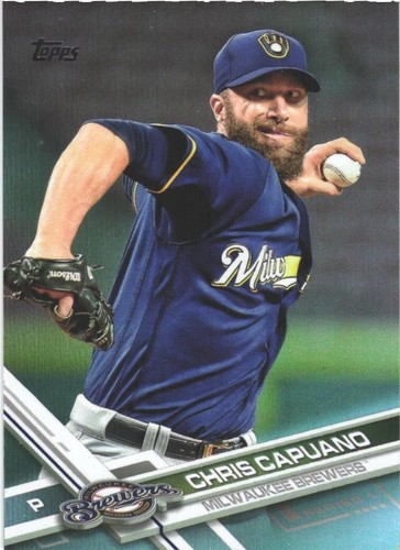2017 Topps Rainbow Foil Baseball Chris Capuano #3 Milwaukee Brewers | eBay