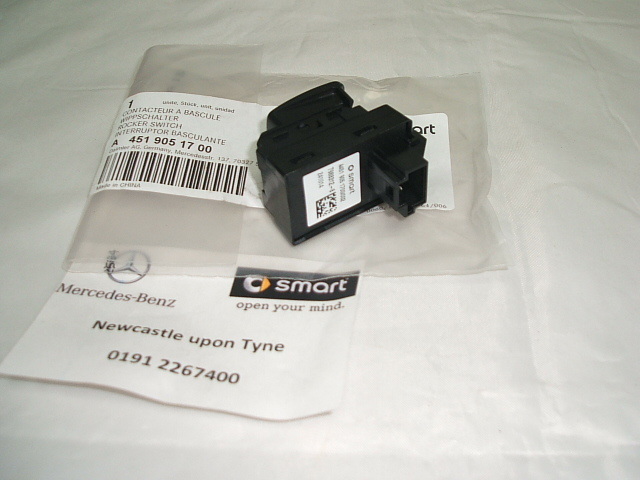 Switch Electric Window Regulator Smart 451 Driver Side A4519051700 ...