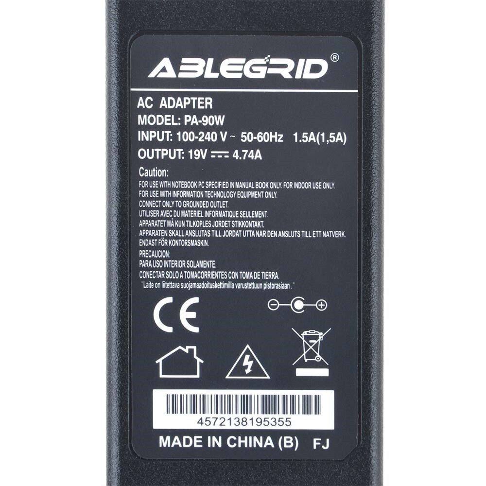 19V 4.74A 90W AC Adapter Charger for Acer Desktop Aspire XC-830-UW91 ...