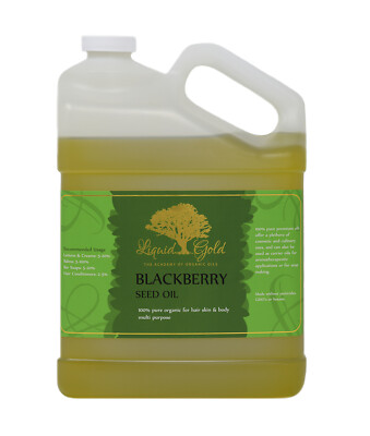 Gallon PREMIUM BLACKBERRY SEED OIL PURE ORGANIC FRESH BEST QUALITY COLD ...