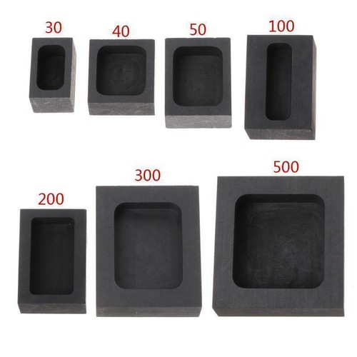 New Graphite Ingot Bar Mold Crucible for Gold Silver Melting Casting ...