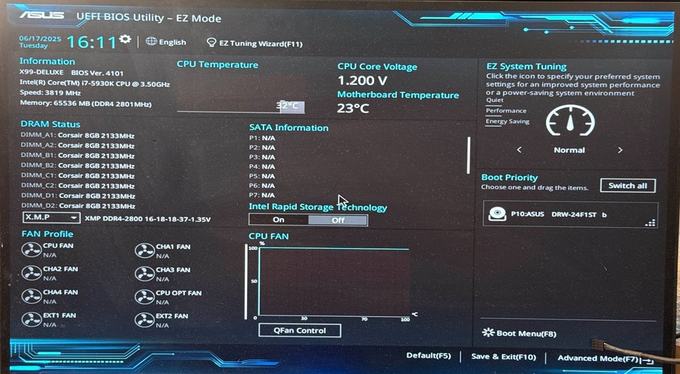 Origin Millennium Core i7-5930K 3.5GHz 64GB RAM NO HDD/OS/GPU Good | eBay