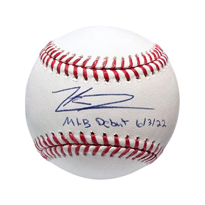 Zack Thompson St Louis Cardinals Autographed Baseball w/ "MLB Debut ...