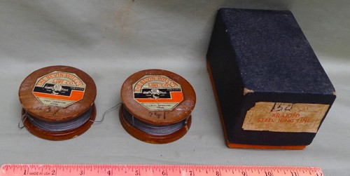 Vintage Beven-Wilcox Braided "Steel King" Monel Metal Fishing Line, NOS ...