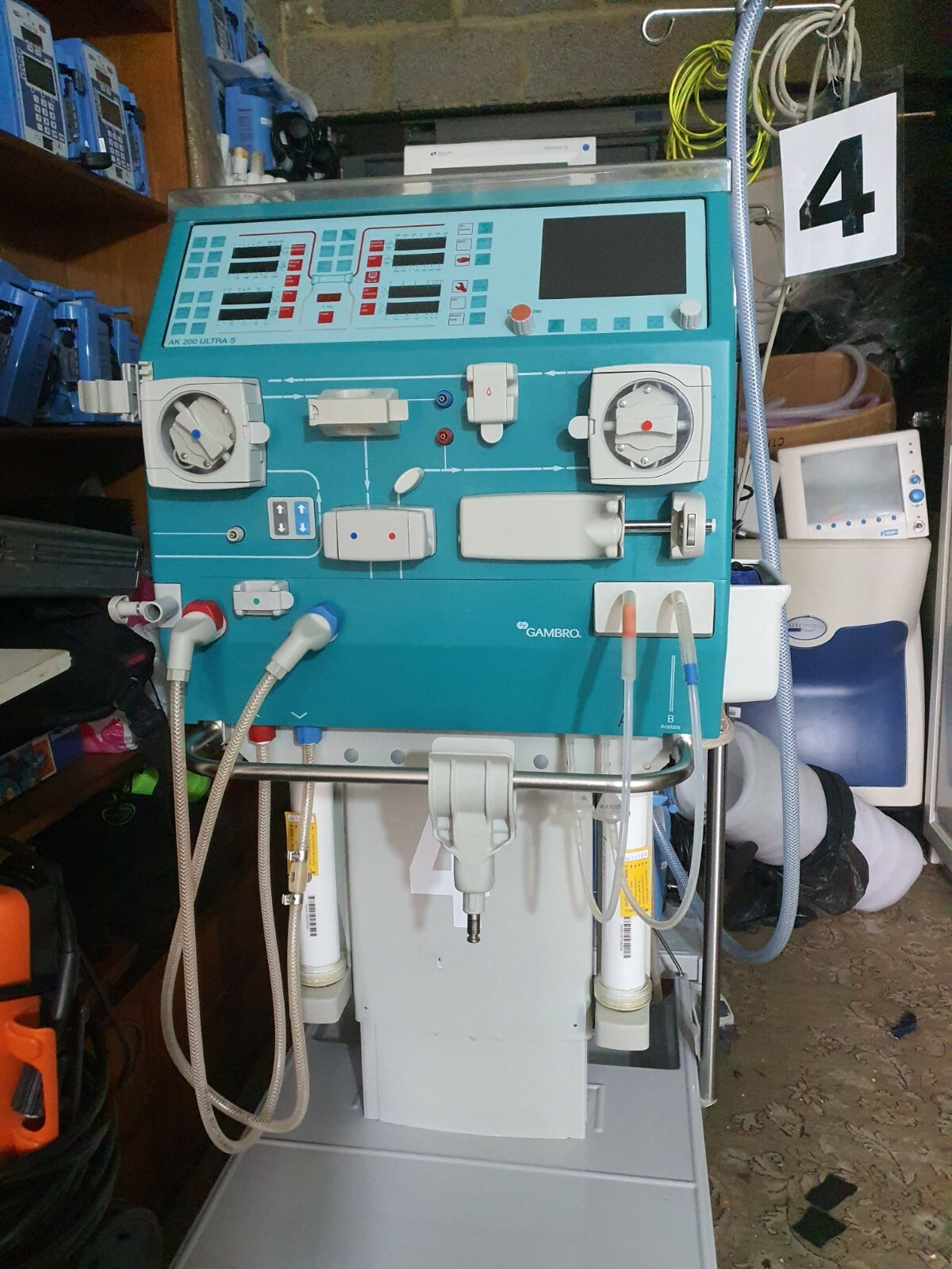 Gambro AK 200 Ultra S Dialysis Machines Software Version 11.20 with ...