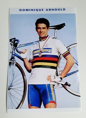 CYCLISME Photo Cycliste DOMINIQUE ARNOULD CHAMPION DU MONDE 1993 . | eBay