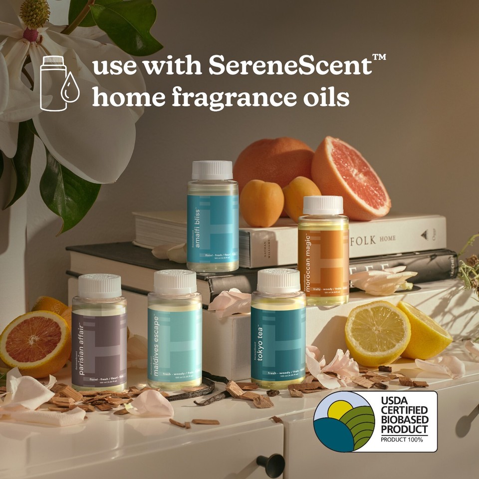 Homedics SereneScent Waterless Aroma Diffuser | Essential Oil ...