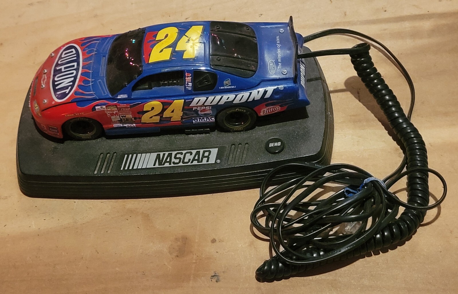 Vintage NASCAR Telephone DuPont 24 Jeff Gordon Model Car Phone | eBay