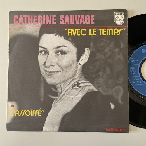 French SP CATHERINE SAUVAGE chante LEO FERRE - Avec le temps - PHILIPS 6009129 | eBay