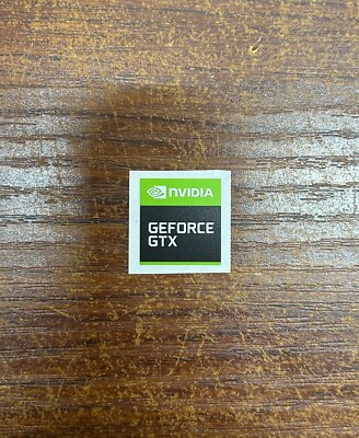 1x NVIDIA GeForce GTX Desktop / Laptop sticker label (NEW) | eBay