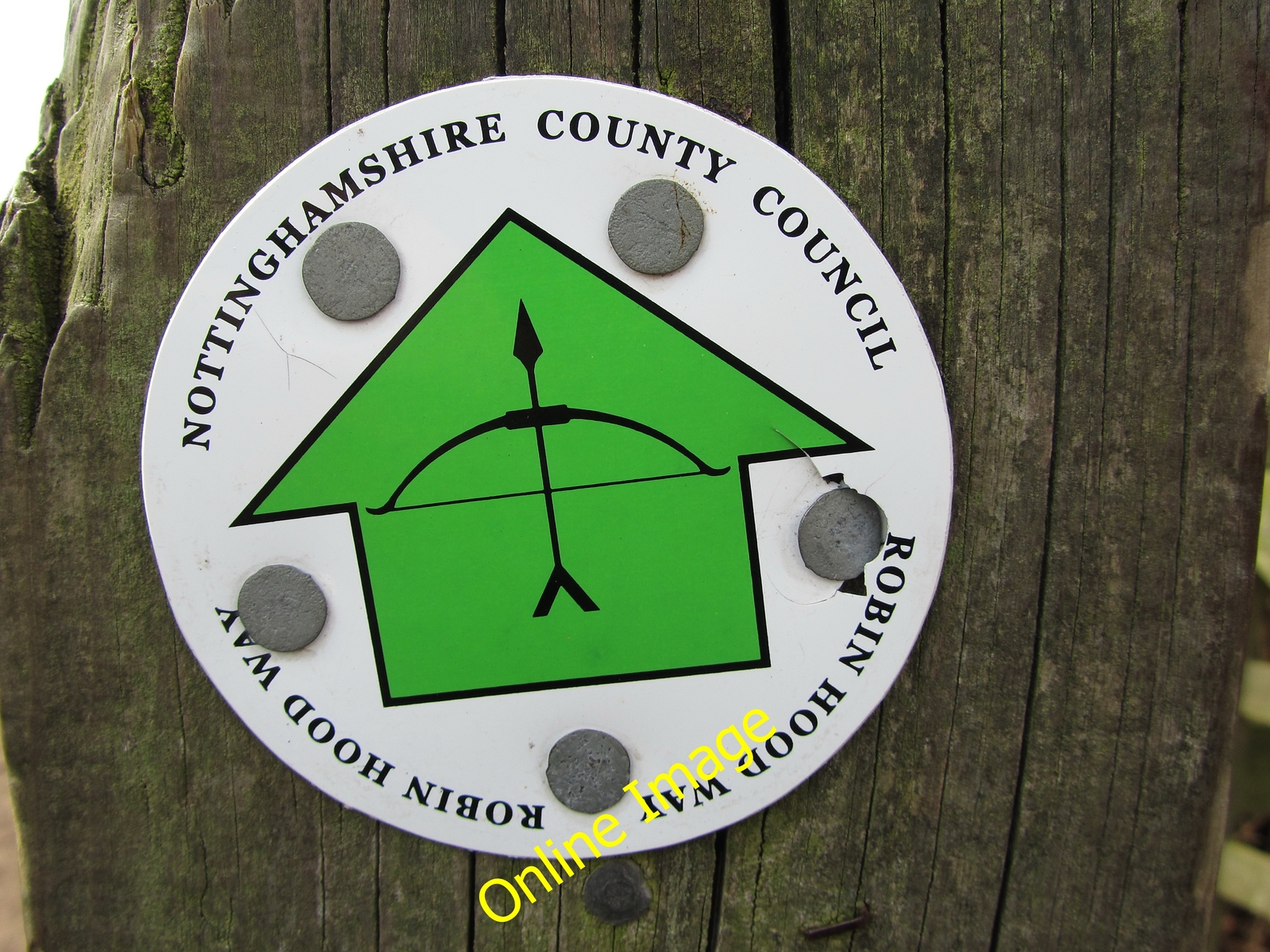 Photo 6x4 Robin Hood Way Logo Strelley Sign for Robin Hood Way, near ...