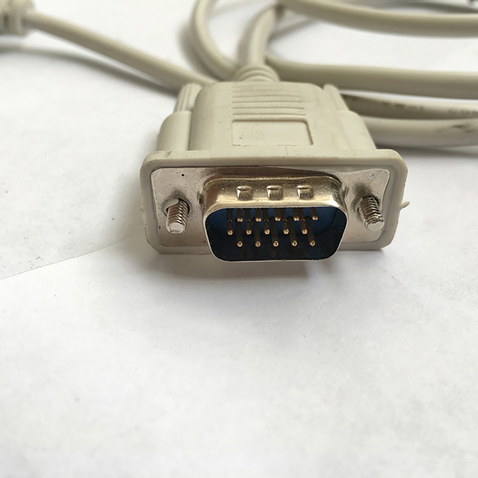Pack1) 1.35M RS232 DB9 9 Pin Male to VGA 15 Pin Male Cable Computer ...