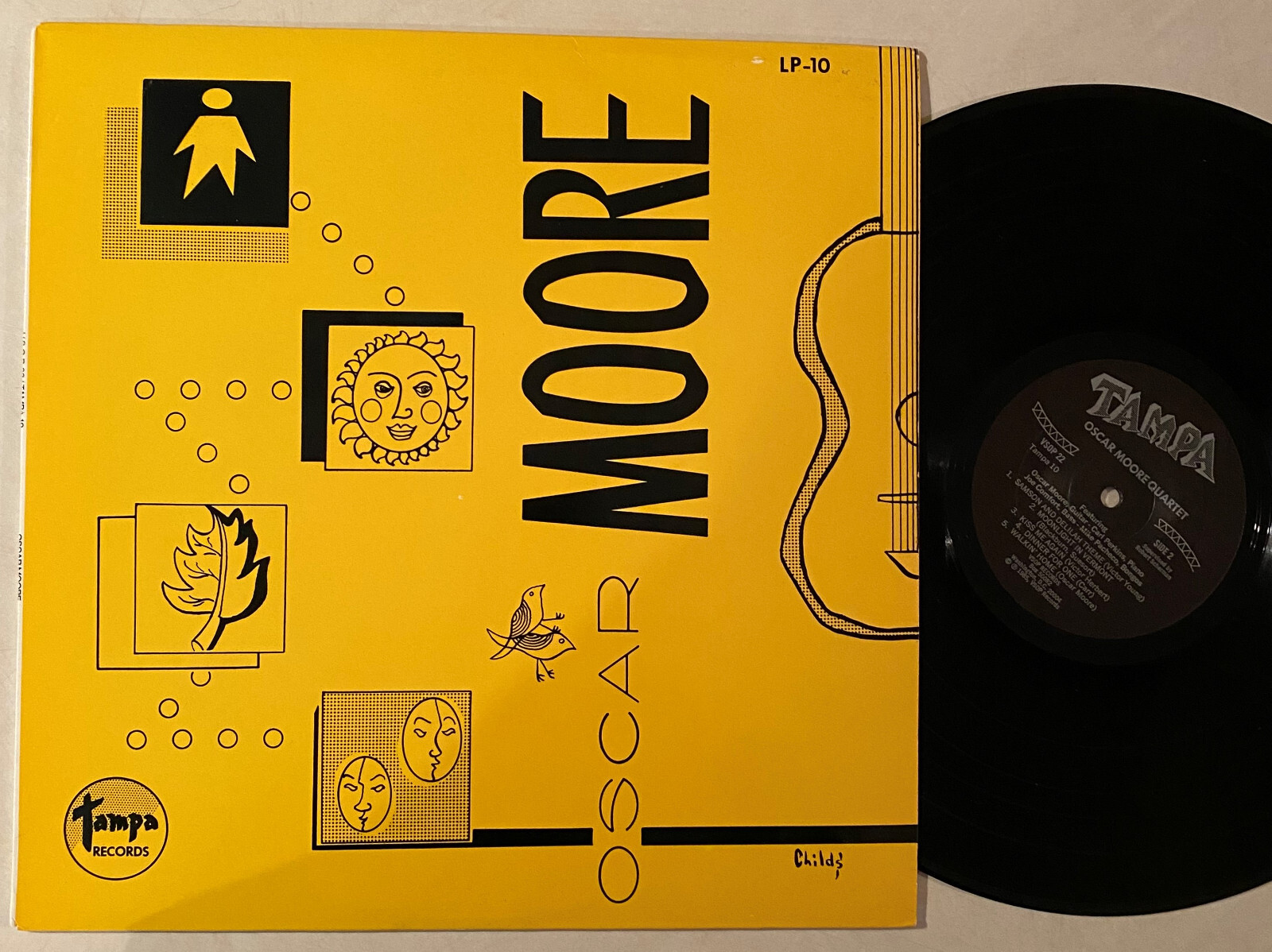 OSCAR MOORE Quartet Carl Perkins Joe Comfort Mike Pacheco VSOP LP | eBay