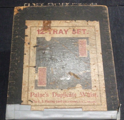 Antique 12 Tray Set Paine’s Duplicate Whist U.S. Playing Card Co. in ...