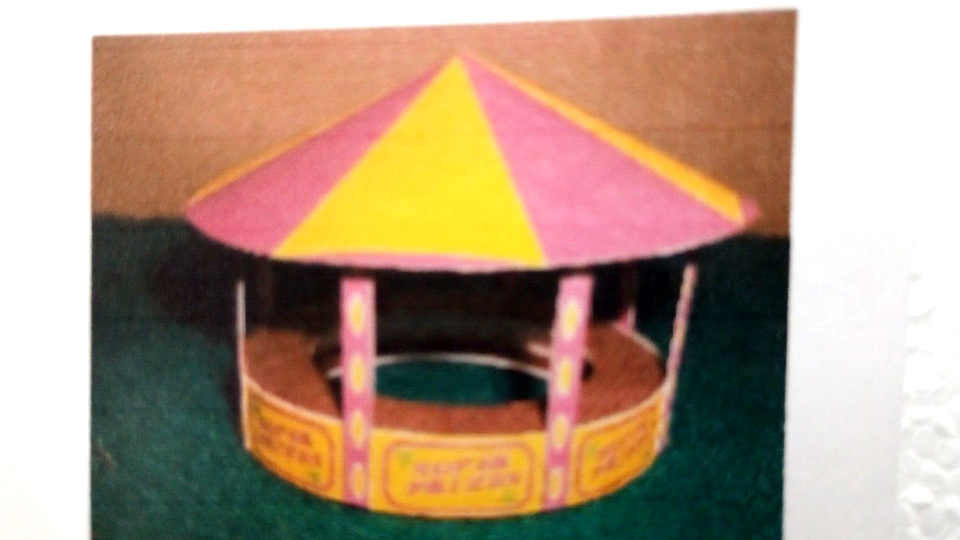 HO Scale Carnival Fair 3 Round Game Booths Card Kit U Build LEDs Rare ...