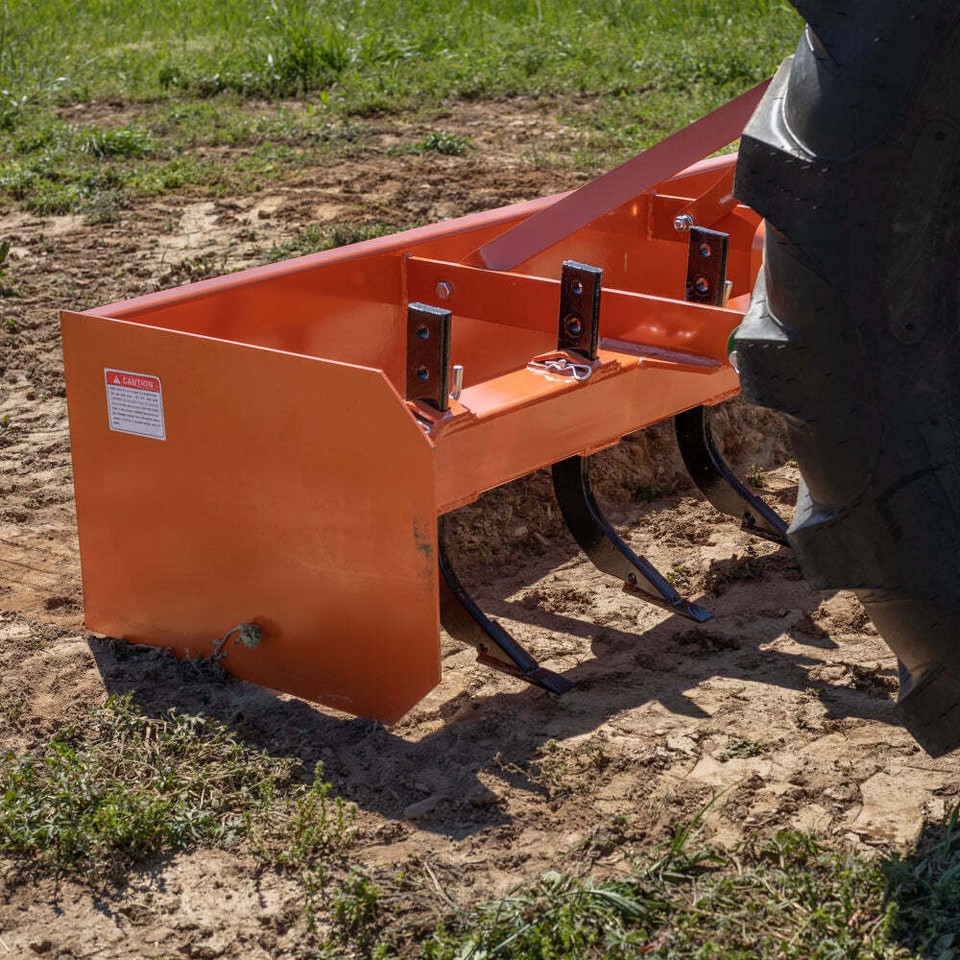 Titan Attachments 3 Point 5FT Rear Box Blade Scraper Grader, Cat 0 and ...