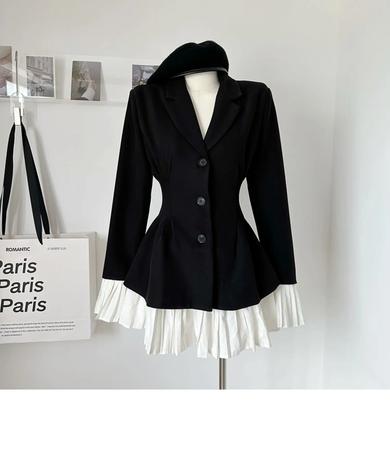 Women Patchwork Jacket Blazer Outwear Coat Oversize Formal Occasion | eBay