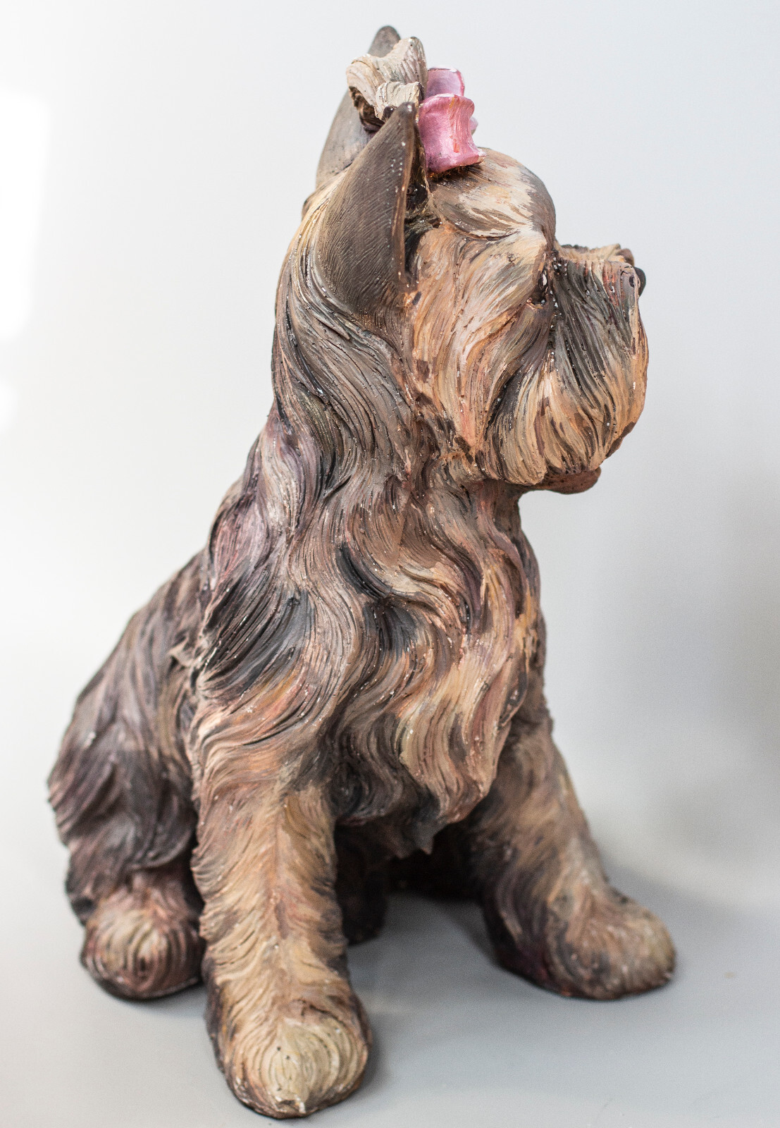 Yorkie Dog Cremation Urn Pet Ashes Yorkshire Terrier Memorial Statue ...