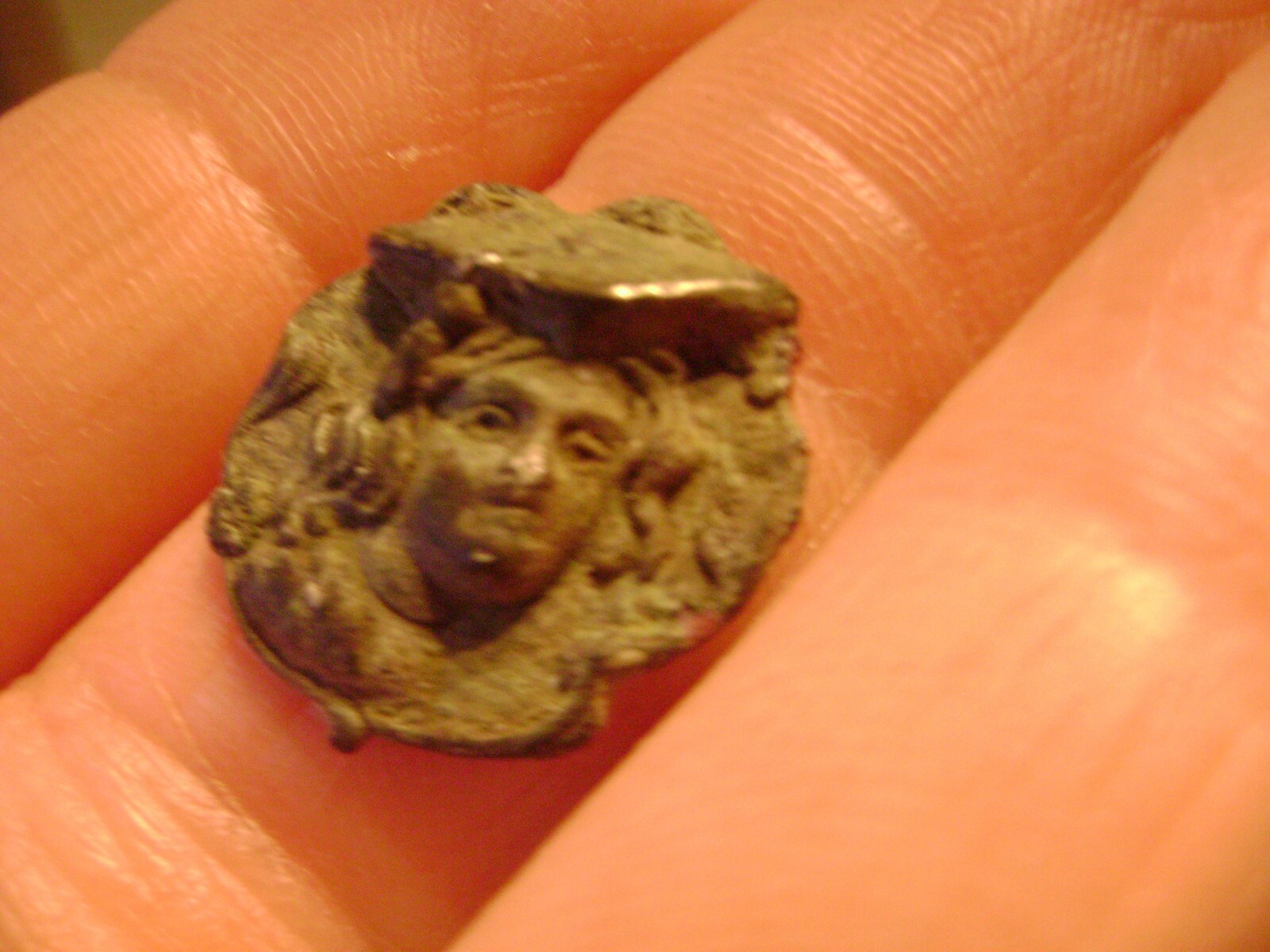 1800S GRADUATION PIN antique jewelry old METAL DETECT… - Gem